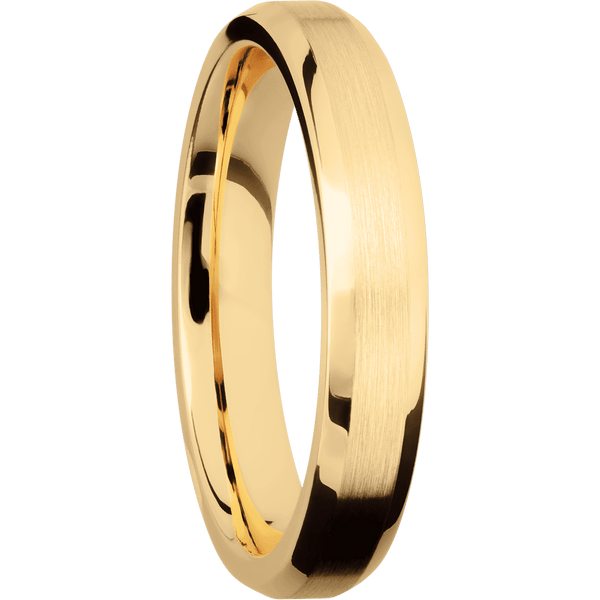 14K Yellow Gold + Satin , Polish Finish – Bellman Jewelers