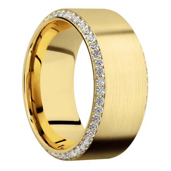 18K Yellow Gold + Satin , Polish Finish – Bellman Jewelers