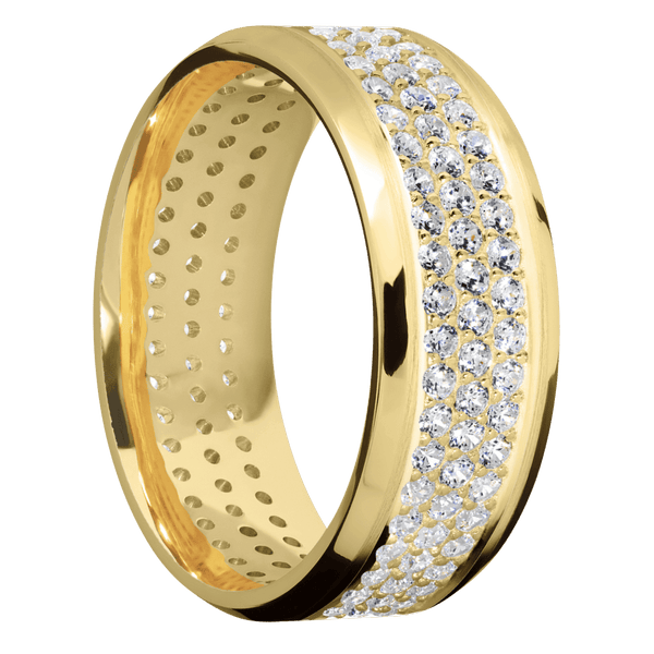14K Yellow Gold + Satin , Polish Finish – Bellman Jewelers