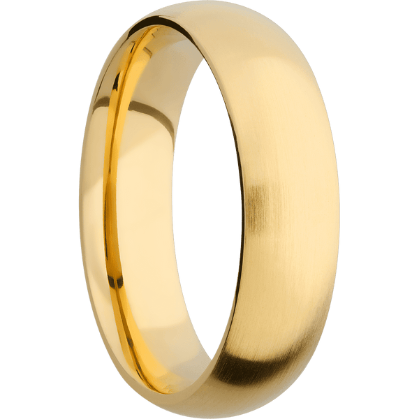 14K Yellow Gold + Satin Finish – Bellman Jewelers