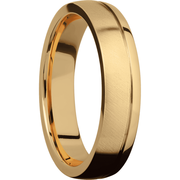 14K Yellow Gold + Anglesatin , Polish Finish – Bellman Jewelers