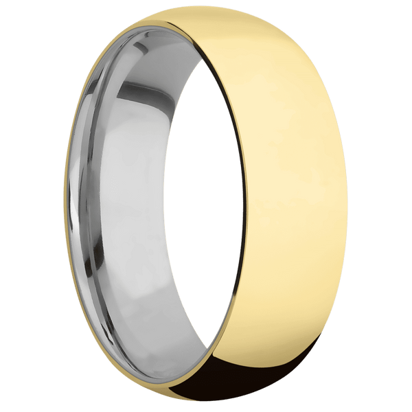 18K Yellow Gold + Polish Finish + Titanium – Bellman Jewelers