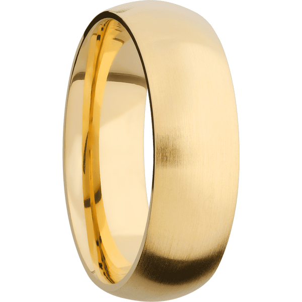 14K Yellow Gold + Satin Finish – Bellman Jewelers