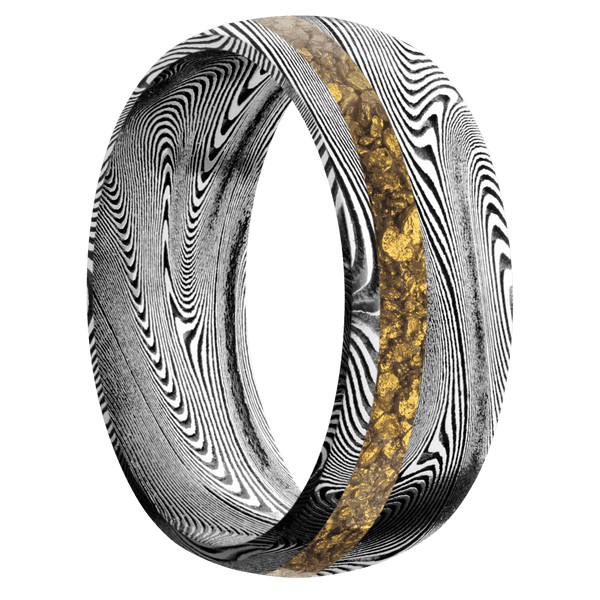 Tightweave with Acid Finish and Alaskan Gold Nugget Inlay – Bellman ...