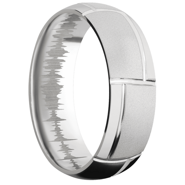 14K White Gold + Bead Finish – Bellman Jewelers