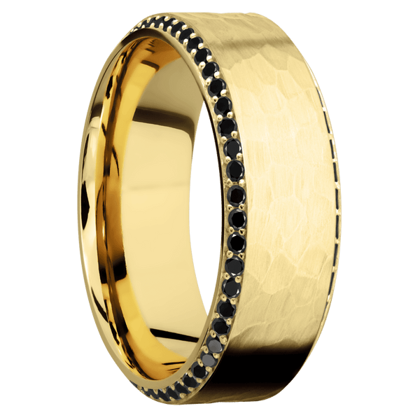 14K Yellow Gold with Hammer , Polish Finish – Bellman Jewelers
